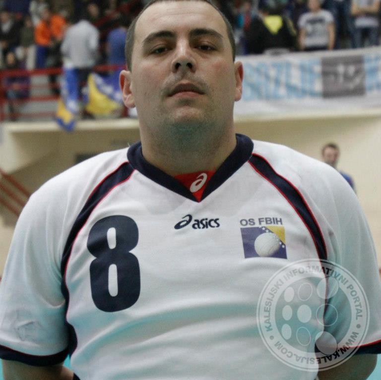 Damir Mehmedović zajedno sa reprezentacijom na pripremama u Sloveniji ...