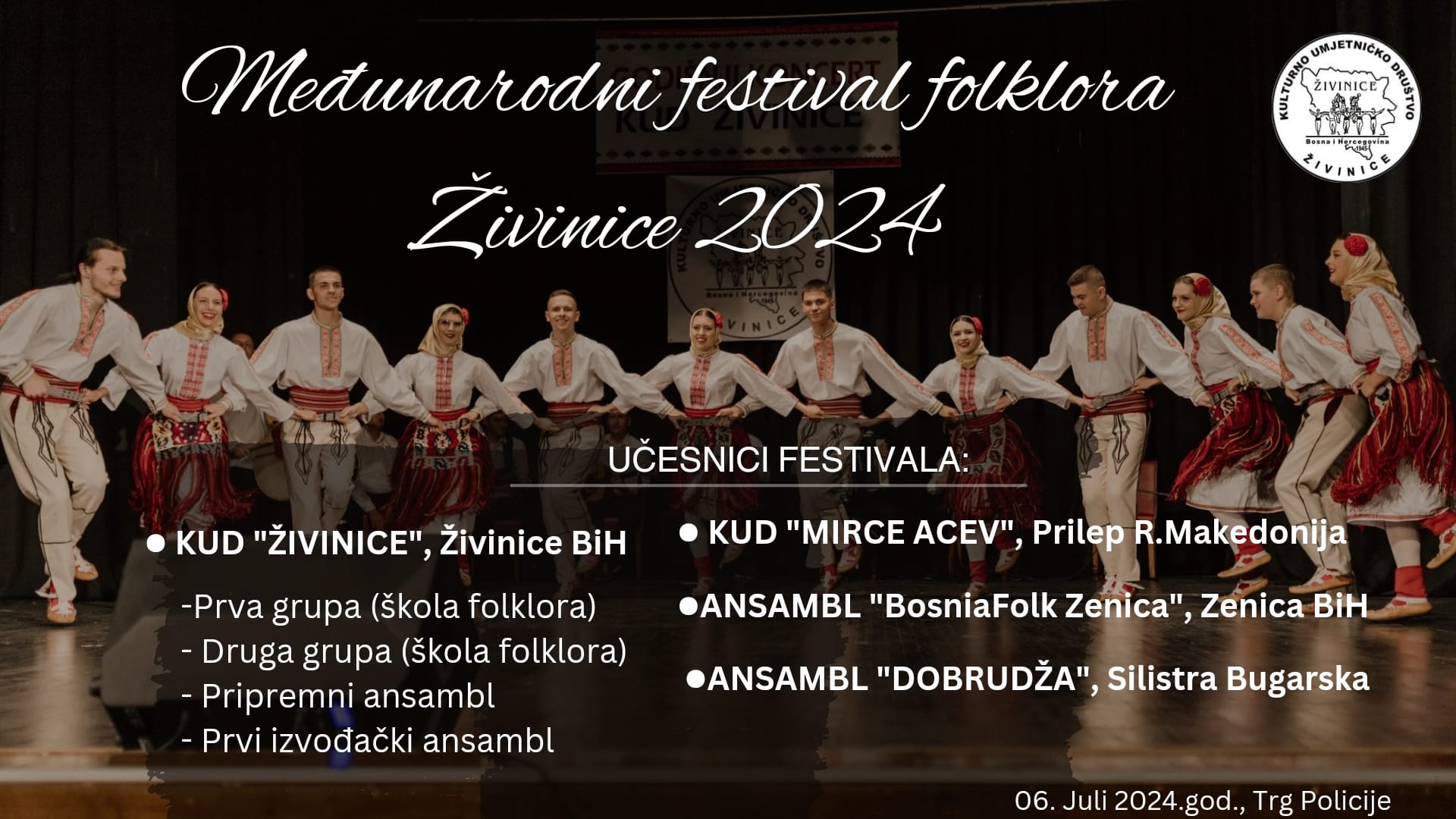 U subotu Međunarodni festival folklora Živinice – NEON Televizija
