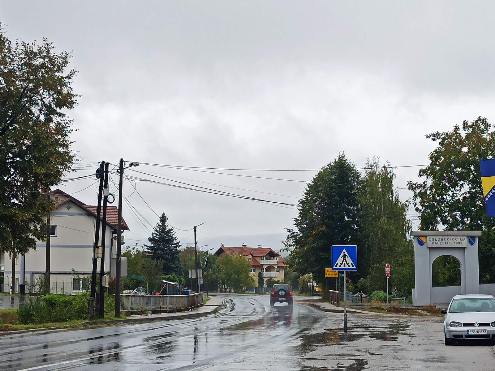 Putevi u BiH: Obilne kišne padavine koje su pogodile veći dio zemlje ...