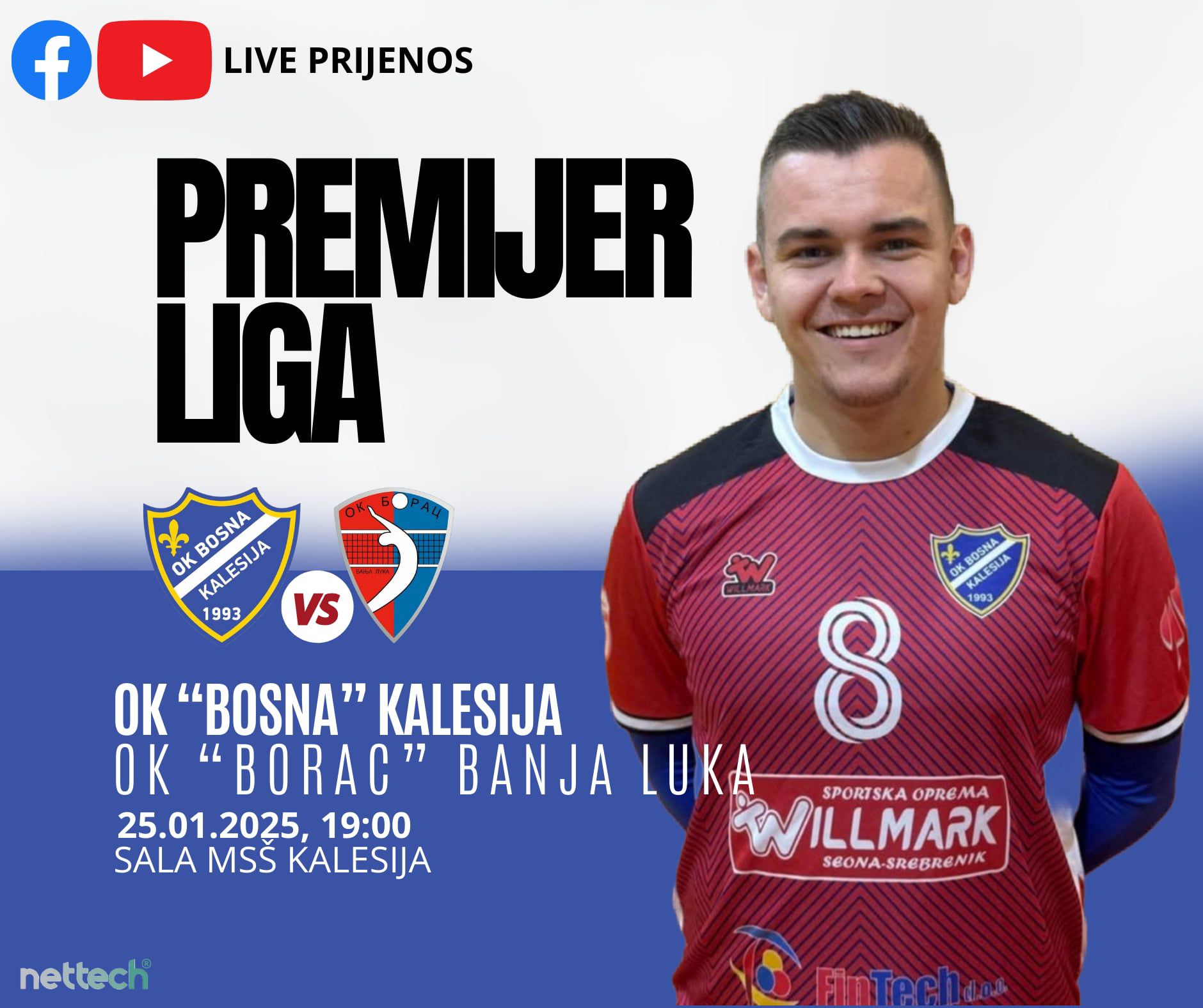 Bosna danas dočekuje ekipu Borca – NEON Televizija